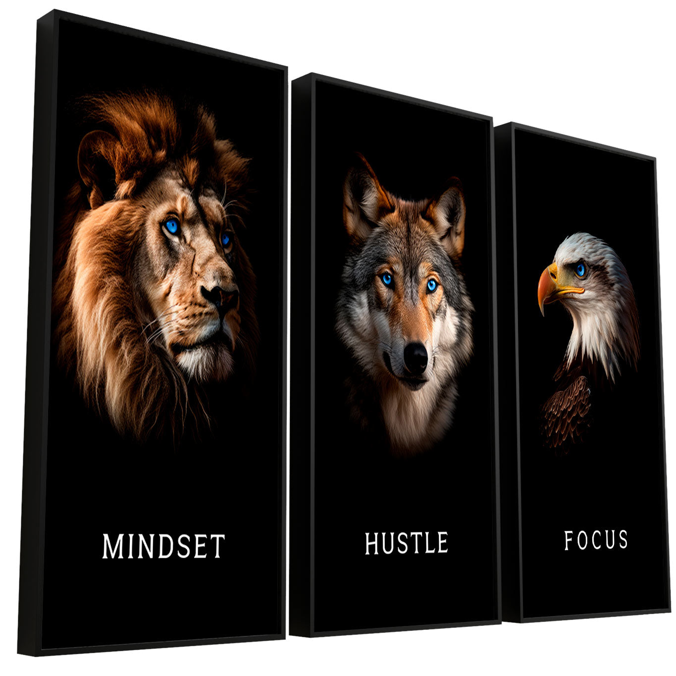 Mindset, Hustle and Focus Realist – Prime Wall Art