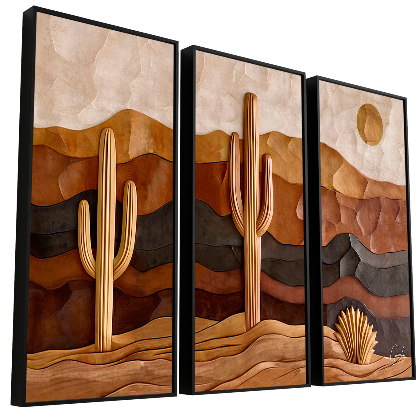 Desert Wood - 3 Parts – Prime Wall Art