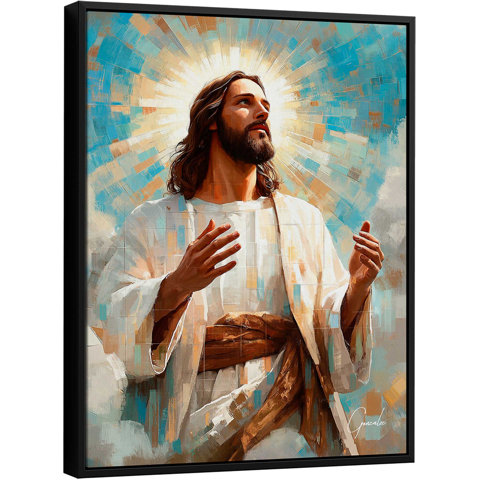 Jesus is the Light Grid Art – Prime Wall Art